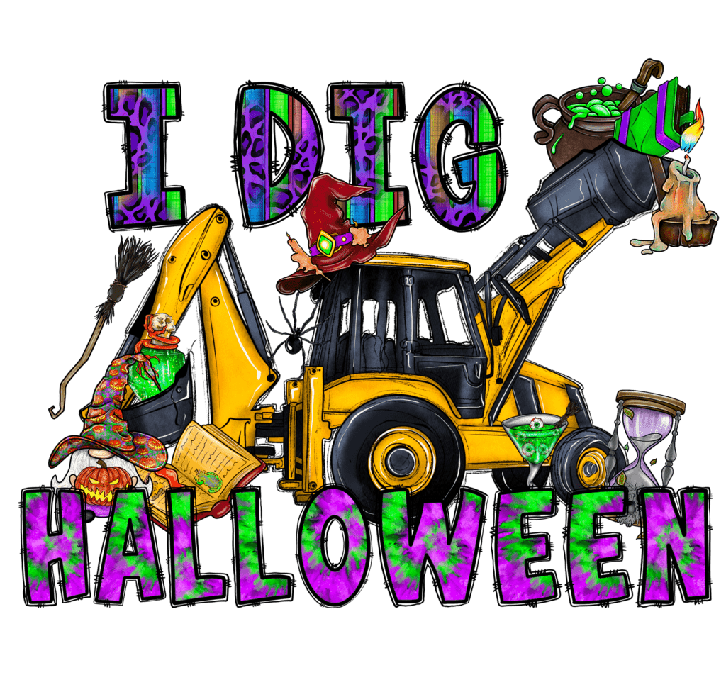 I Dig Halloween - Topp Transfers