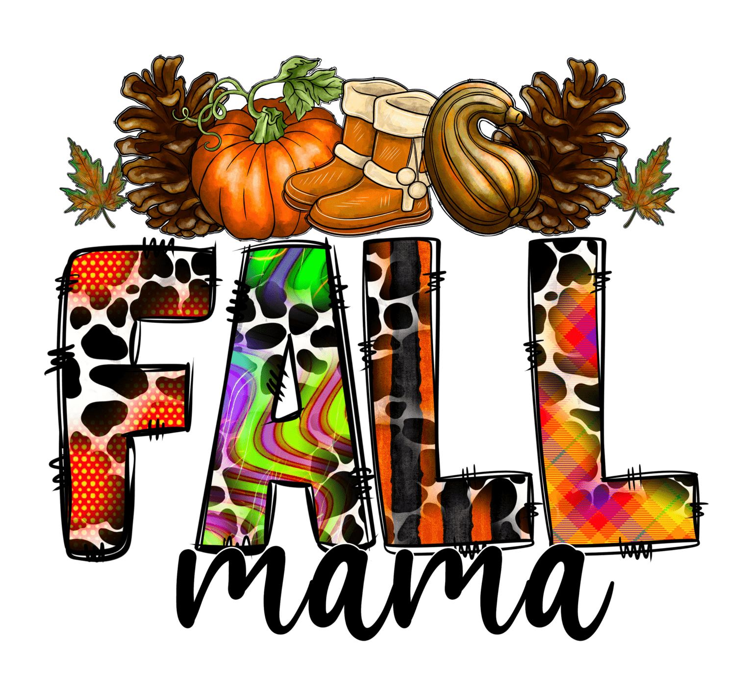 Fall Mama - Topp Transfers