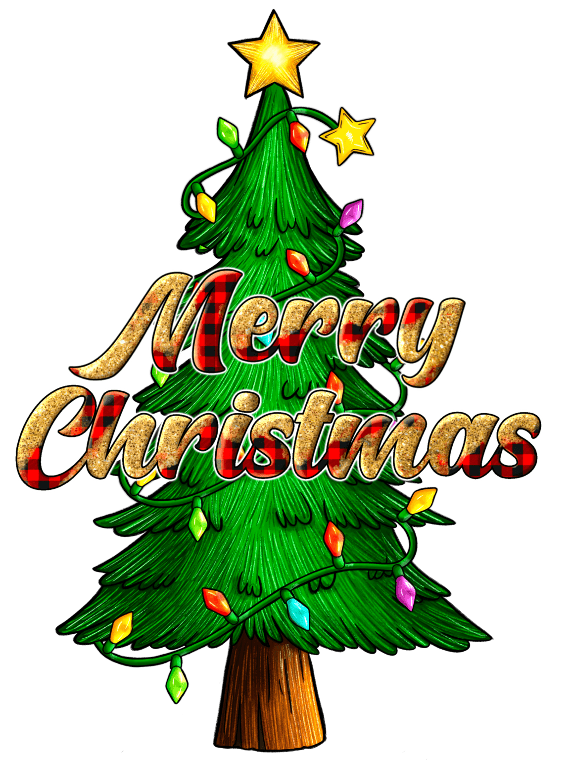 Merry Christmas Trees 5 - Topp Transfers